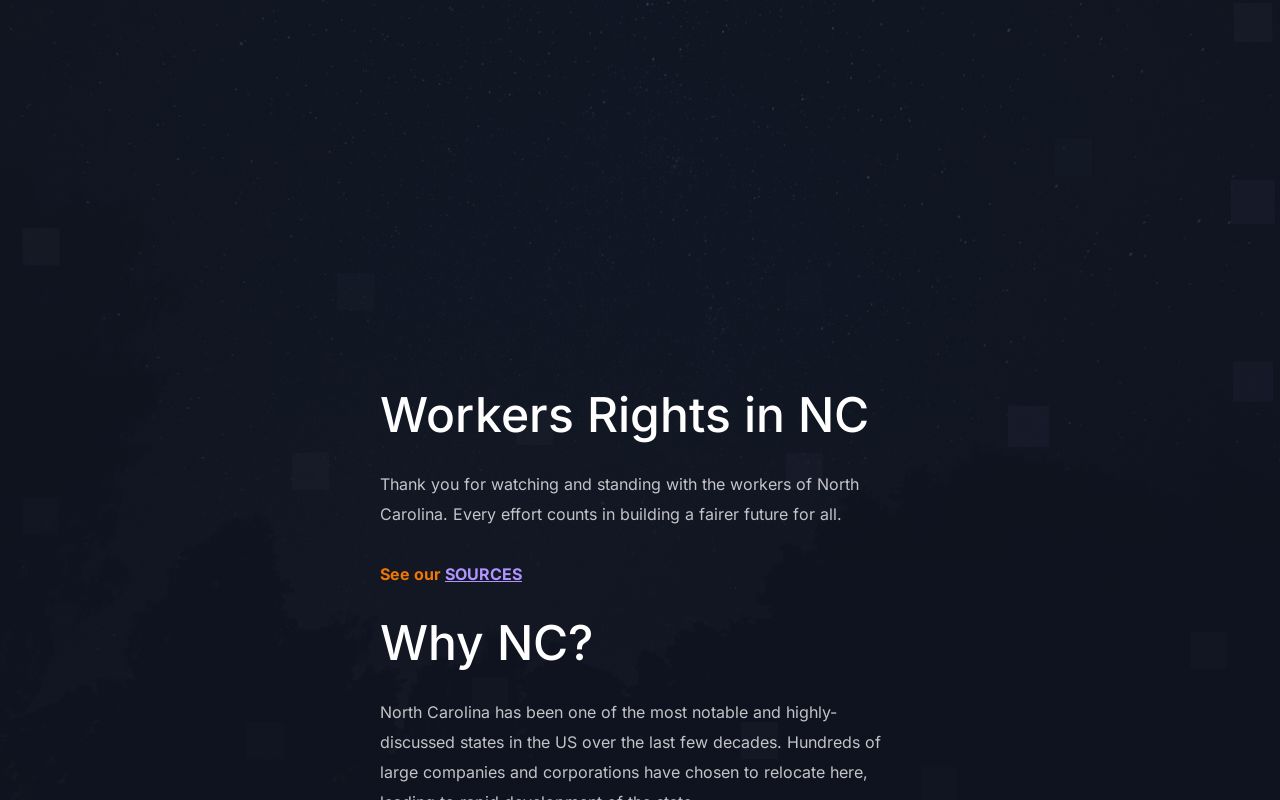 workers rights NC